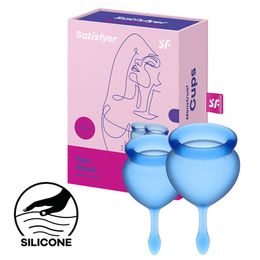 Satisfyer Feel Good - Menstrual Cup Set, 15 & 20 ml