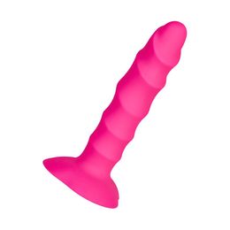 Dream Toys Twisted Plug With Suction Cup, 17 cm