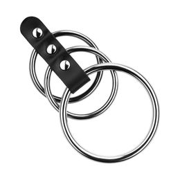 Rimba Penismanschette mit Ringen, 4 - 5,5 cm