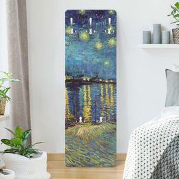 Wandgarderobe Holzpaneel Vincent van Gogh - Sternennacht über der Rhône