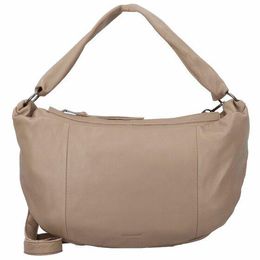 FREDsBRUDER Rousur Schultertasche Leder 50 cm taupe