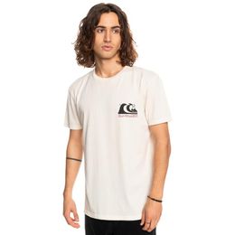 Quiksilver T-Shirt &raquo;Wavy Minds&laquo; wei&szlig; M M Material: Leichter Jersey-Stoff aus Baumwolle