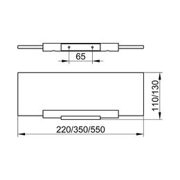 KEUCO Ablagekonsole Plan 14910, verchromt 14910010000