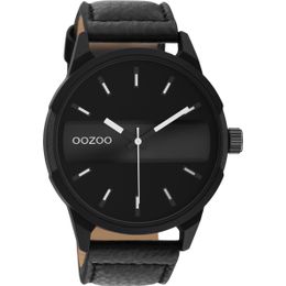 Quarzuhr Oozoo "C11004" Armbanduhren schwarz Herren Quarzuhren