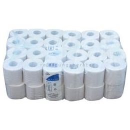Toilettenpapier Fripa Tissue Recycling naturweiß 2-lagig 48 Rollen/Paket x 250 Blatt, 2-lagig nicht unterverpackt