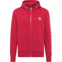 Carlo Colucci Zip-Up Hoodie 'Corrarati' male Red size XXL