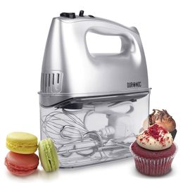 Duronic Handmixer, HM4 SR elektrischer Handmixer, 400 Watt, Aufbewahrungsbox