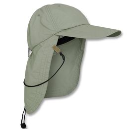 Fox Sahara Cap langer Nackenschutz oliv