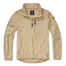 Brandit Fleece Troyer camel, Gr&ouml;&szlig;e 3XL