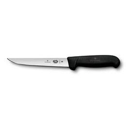 Victorinox Ausbeinmesser Fibrox silber, schwarz, Klinge: 15,0 cm