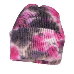 MaxiMo - Strick-Beanie BATIC in dunkelpink, Gr.55