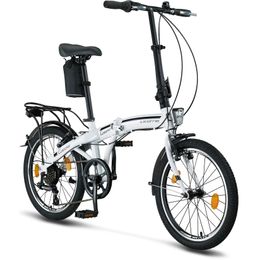 Licorne Bike Conseres Premium Falt Bike in 20 Zoll - Fahrrad für Herren, Jungen, Mädchen und Damen - Shimano 6 Gang-Schaltung - Hollandfahrrad