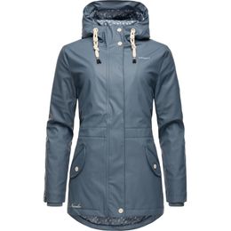 Navahoo Übergangsjacke 'Ocean Heart' Damen Größe XXL taubenblau