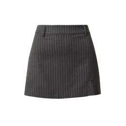 Gina Tricot Rock 'Annelie' Damen Größe 38 anthrazit / weiß