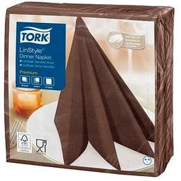 Tork Servietten LinStyle® Premium kakao 1-lagig 19,5 x 19,5 cm 50 St.