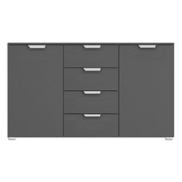 Roller Sideboard - grau metallic - 140 cm