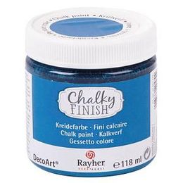 Rayher Chalky Finish Kreidefarben azurblau 118,0 ml