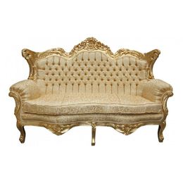 Casa Padrino 2-Sitzer »Barock 2er Sofa Master Gold Muster / Gold 2Mod- Wohnzimmer Couch Möbel Lounge«