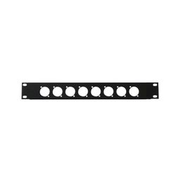 Omnitronic Frontplatte Z-19 8x XLR (D-Typ) 1HE