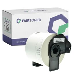 FairToner Kompatibel für Brother P-Touch QL 1100 C (DK-11202) Etikett 300x (62mm x 100mm) Weiss