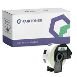 FairToner Kompatibel für Brother P-Touch QL 1100 C (DK-11221) Etikett 1000x (23mm x 23mm) Weiss