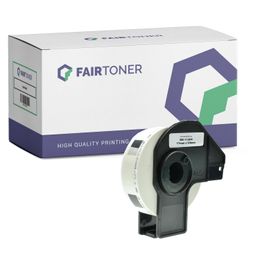 FairToner Kompatibel für Brother P-Touch QL 1110 NWBc (DK-11204) Etikett 400x (17mm x 54mm) Weiss