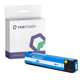 FairToner Kompatibel für HP PageWide Managed P 55250 dw (F6T81AE / 973X) Druckerpatrone Cyan