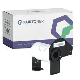 FairToner Kompatibel für Brother P-Touch QL 1100 C (DK-11207) Etikett 100x (58mm x 58mm) Weiss