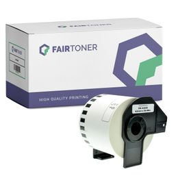 FairToner Kompatibel für Brother P-Touch QL 1100 C (DK-44205) Etikett 1x (62mm x 30.48m) Weiss