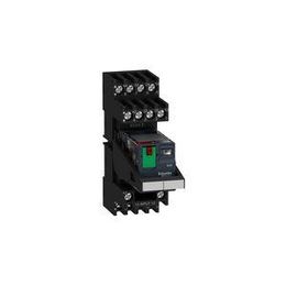 Schneider Electric Miniatur-Steckrelais mit LED RXM, 4 Wechsler, AC, 230V, 6A, Schraubklemme - RXM4AB2P7PVM