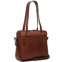 The Chesterfield Brand Puglia Schultertasche Leder 27 cm Laptopfach cognac