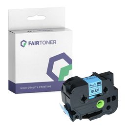 FairToner Kompatibel für Brother P-Touch Cube Pro (TZE-561) Schriftband 36mm/8m Schwarz auf Blau