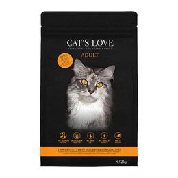CAT'S LOVE Trocken Adult Pute & Wild 2kg