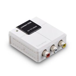 UGREEN Konverter von Analog-zu-Digital Audio-Video-Signal RCA - HDMI Weiß Audio- & Video-Adapter