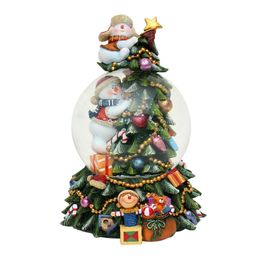 SIGRO Schneekugel Schneekugel mit Spielwerk Schneemann (Stück, 1 St., 1 Schneekugel mit Spielwerk), Weihnachtsdekoration, bunt