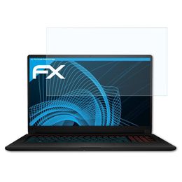 atFoliX Schutzfolie Displayschutz für MSI Stealth 17M, (2 Folien), Ultraklar und hartbeschichtet, weiß