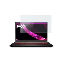 atFoliX Schutzfolie Panzerglasfolie für MSI GF75 Thin, Ultradünn und superhart, weiß