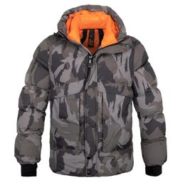 Poolman Winterjacke Army Style (Sale) camougrey, Gr&ouml;&szlig;e S