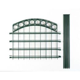 Powertec Garden Zaun-4er Set, ca. 1000 x 800 mm - Grün, 21FS07