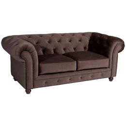 Max Winzer Orleans Sofa 2-Sitzer braun