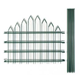 Powertec Garden Zaun-4er Set, ca. 1000 x 800 mm - Grün, 21FS05