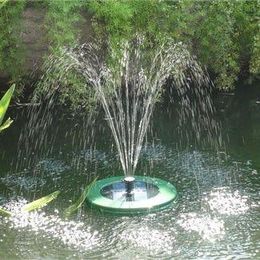 MAUK Solar-Springbrunnen mit Fernbedienung rund grün V2