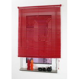 Bella Casa Kunststoff-Jalousie, rot, 220 x 100 cm