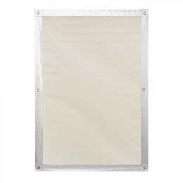 LICHTBLICK Dachfenster Sonnenschutz Haftfix, ohne Bohren, Verdunkelung, Beige, 94 cm x 96,9 cm (B x L)