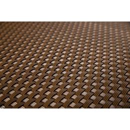 Polyrattan Balkonichtschutz mit Metallösen - Braun 0,9m x 5m