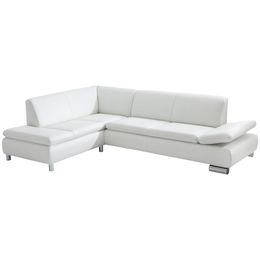 Max Winzer Terrence Ecksofa links mit Sofa 2,5-Sitzer rechts weiß