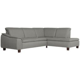 Max Winzer Aaron Sofa 2,5-Sitzer links mit Ecksofa rechts hellgrau