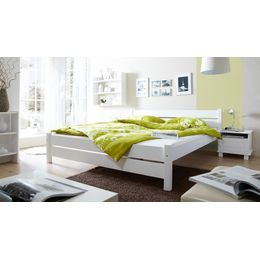 Ticaa Doppelbett "Bora" 140x200 weiß