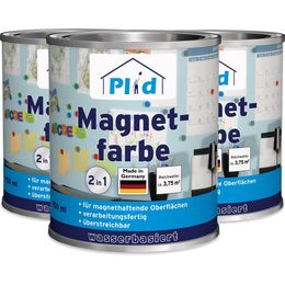 plid Premium Magnetfarbe Magnet Magnetlack Magnetwand Anthrazit