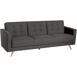 Max Winzer Julian Sofa 3-Sitzer mit Bettfunktion anthrazit